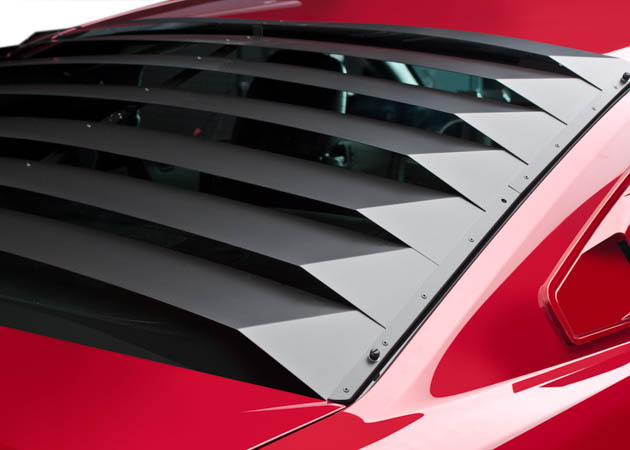 2005-2014 Mustang Window Louvers: Classic Muscle Car Styling ...